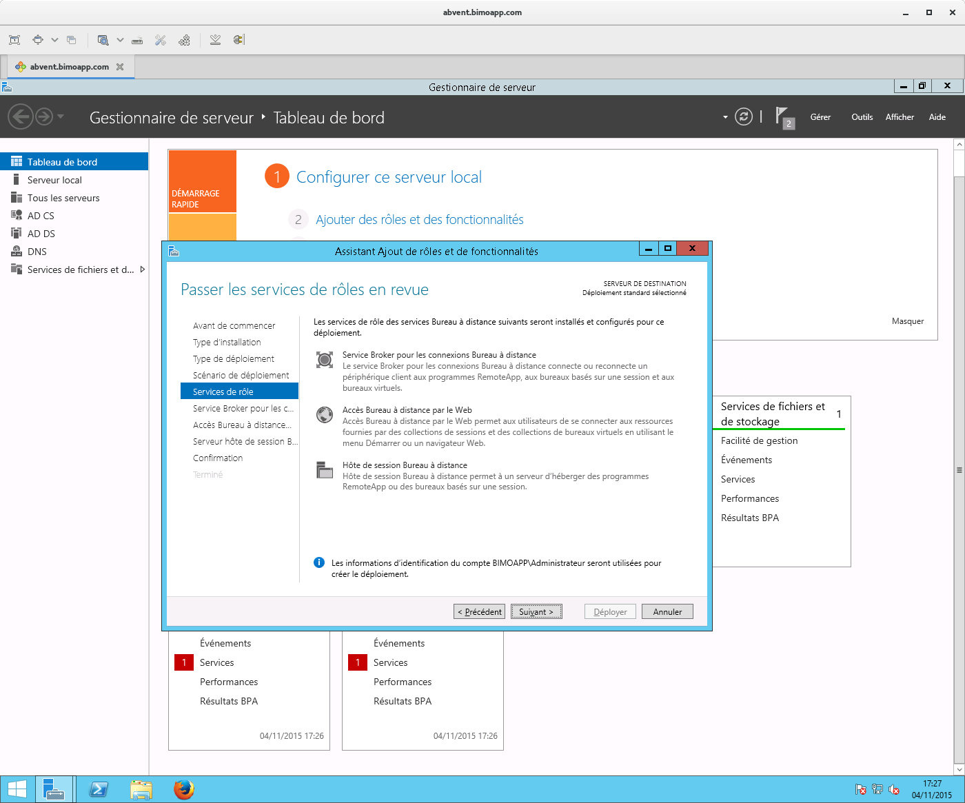 Déploiement d’applications Windows via RemoteApp (Windows Server 2012 ...